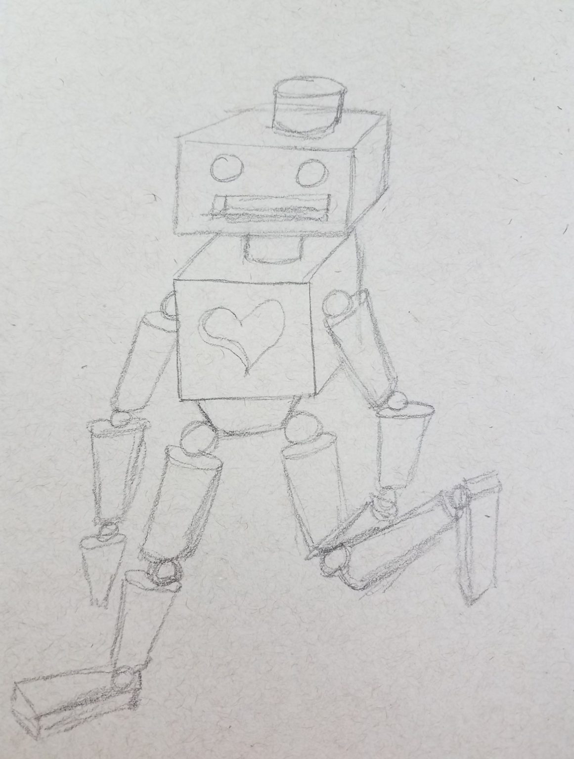 How to Draw Robots Using Shapes and Forms - Art by Ro