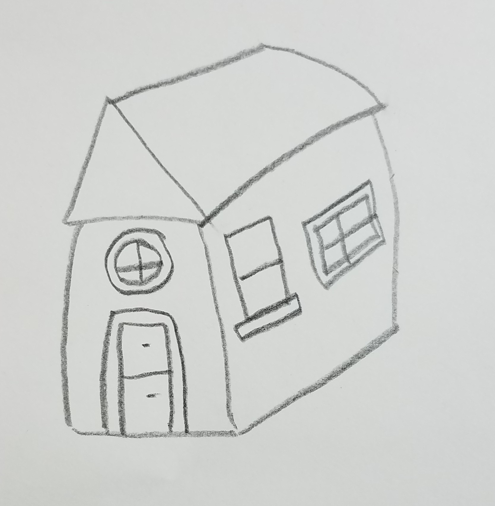 How to Draw a House Easy Art Tutorial - Art by Ro