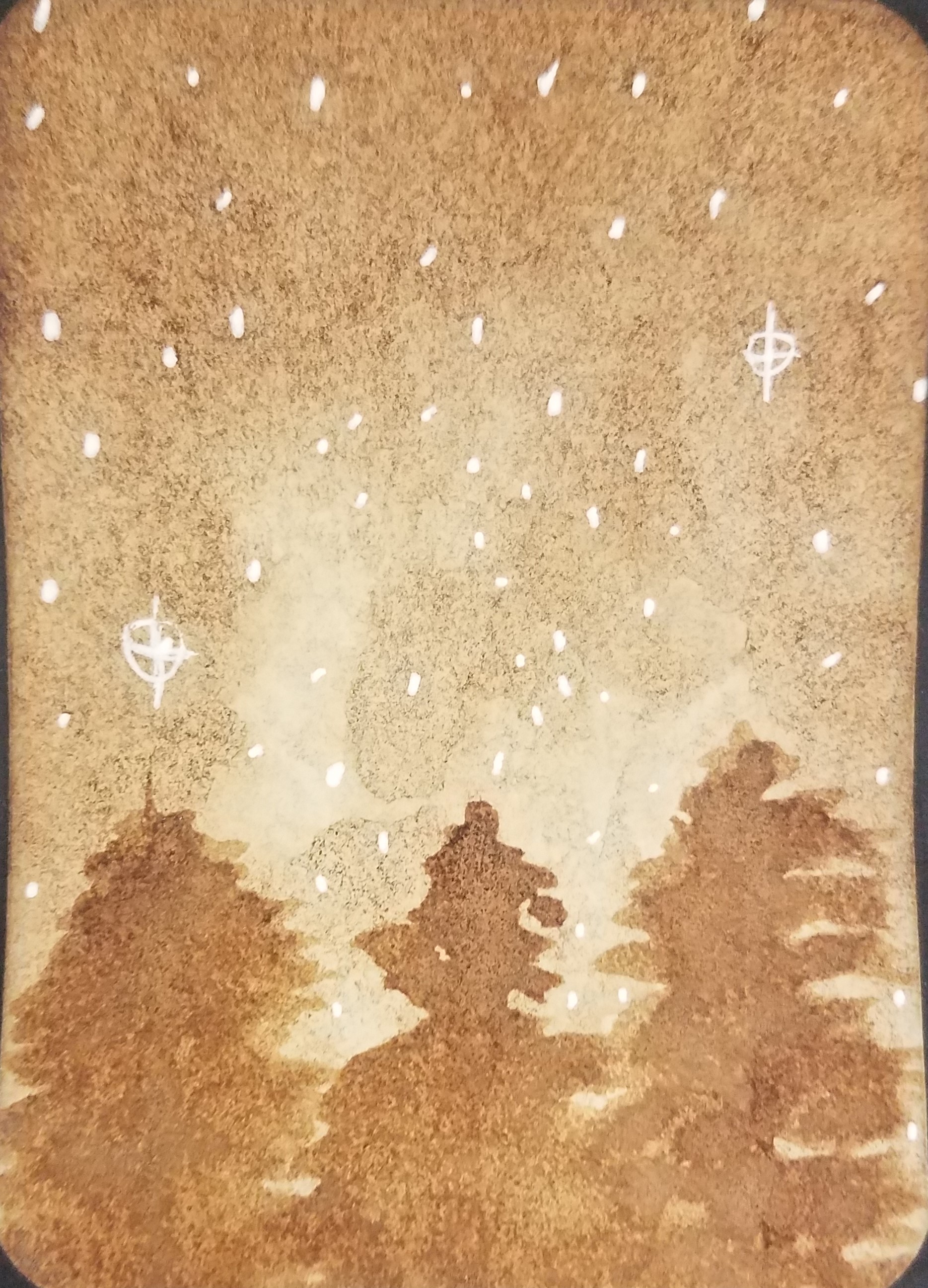 Easy Coffee Painting for the Absolute Beginner - Art by Ro