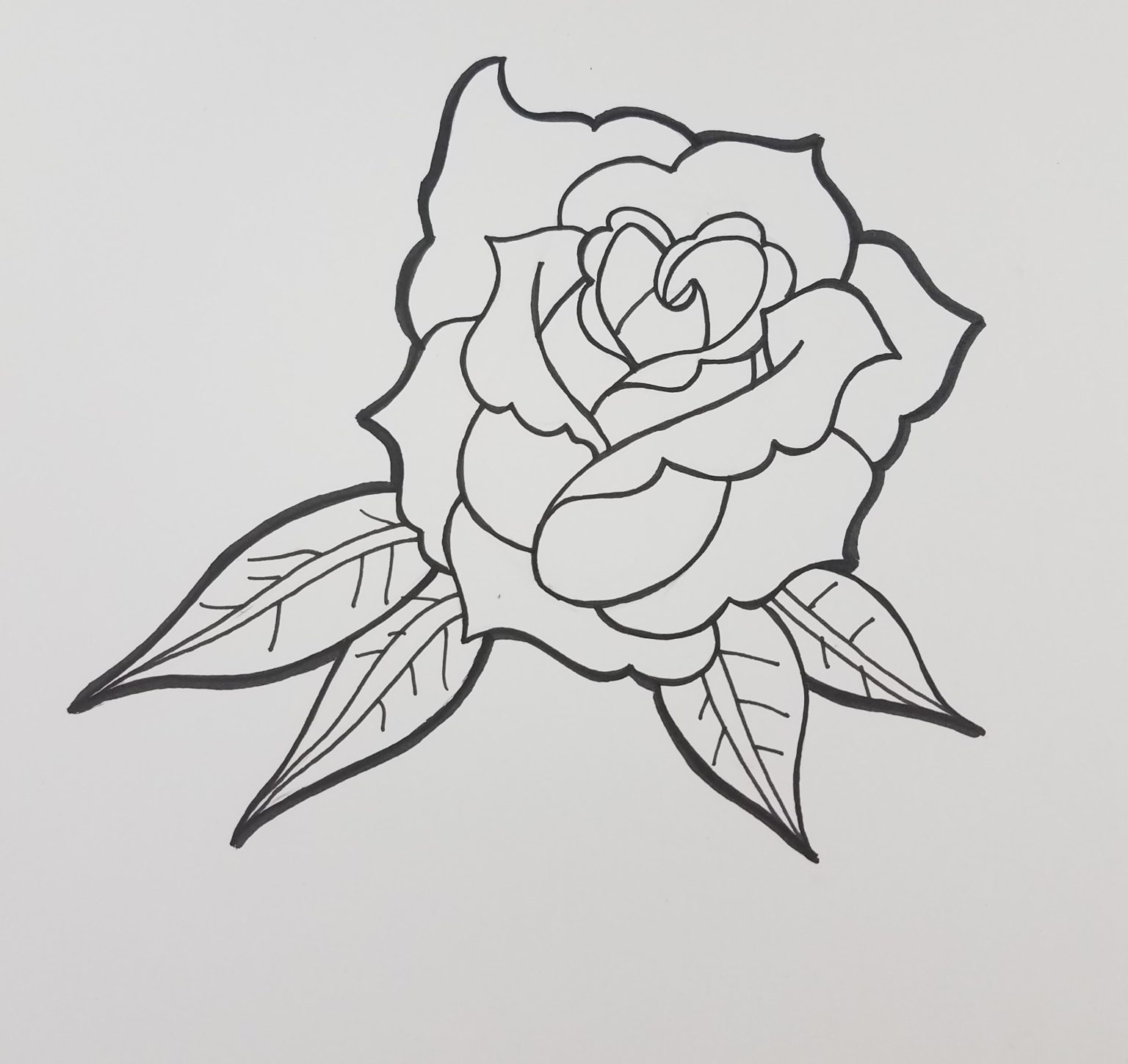 How to Draw a Rose for Beginners Step by Step - Art by Ro