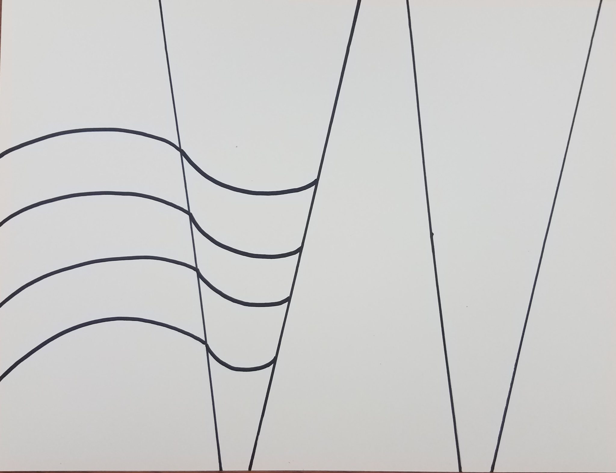 Waving Flag Drawing | Op Art for Beginners - Art by Ro