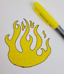 How to Draw Flames - Step by Step with Pictures - Art by Ro