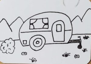 How to Draw a Camper Step by Step - Art by Ro