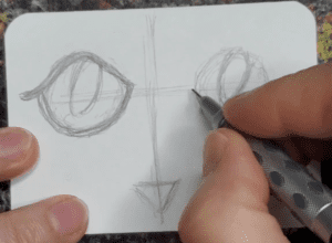Cat Eyes Drawing Tutorial (step by step) - Art by Ro