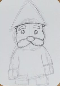 How to Draw a Gnome Step by Step - Art by Ro
