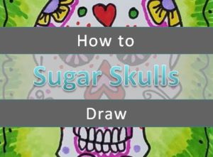How to Draw Sugar Skulls - Art by Ro