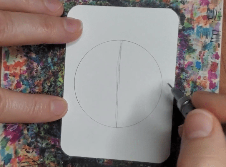 How to Draw a Peace Symbol (easy art tutorial) - Art by Ro