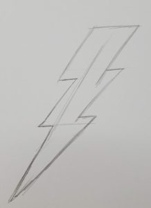 How to Draw a Lightning Bolt Step by Step - Art by Ro