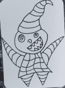 How to Make Zetti Art Drawings (Quirky People) - Art by Ro